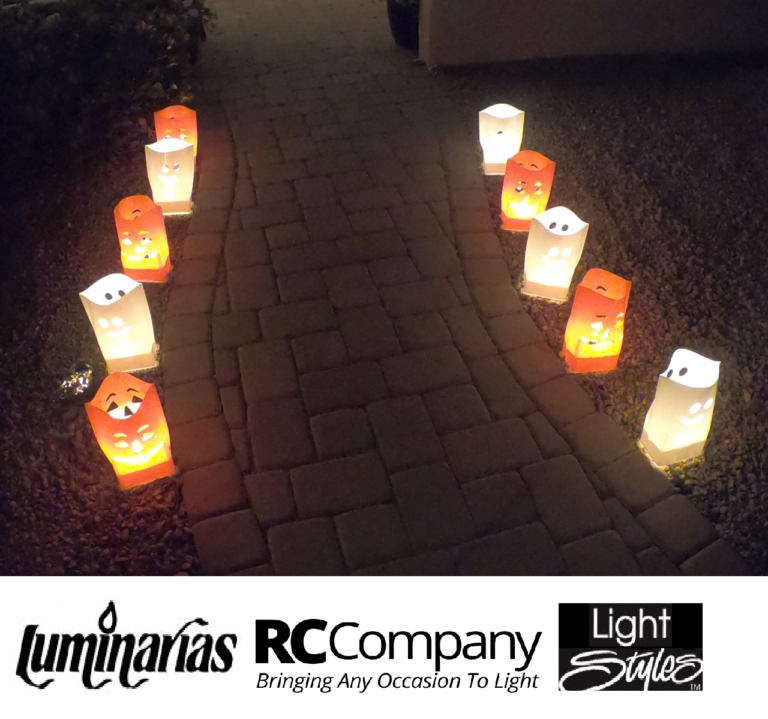 LED Die-Cut Halloween Electric Luminarias Set - RC Company - Luminarias ...