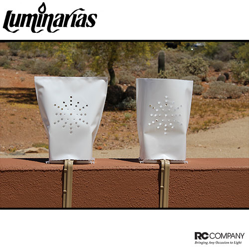 Die-Cut White Starburst Luminaria Set – Light Styles
