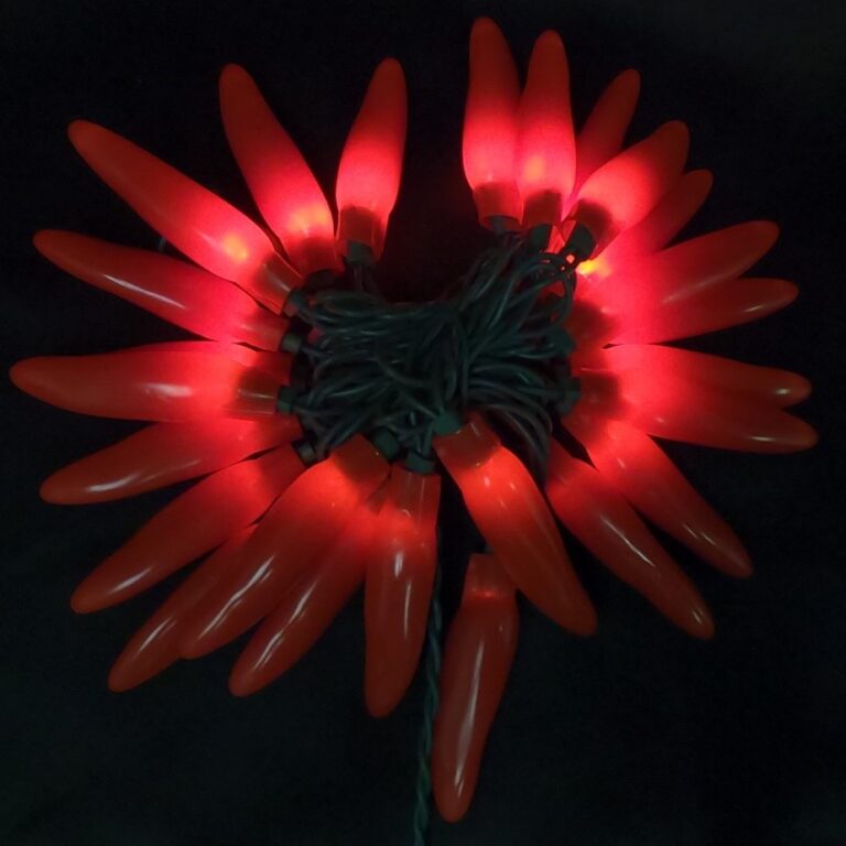 25 LED Red Chili Pepper Lights (25 Lights, 7 1/2-ft. Long) – RC Company ...